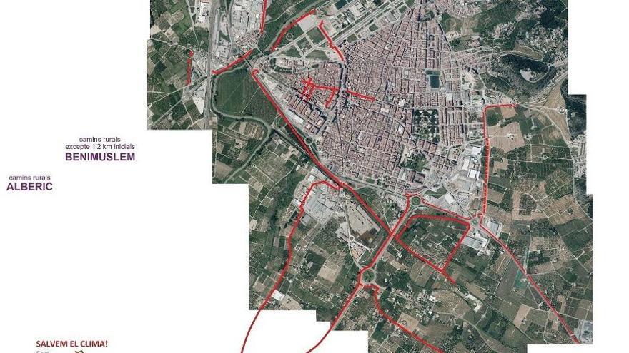 Los carriles bici de Alzira: Cortos, infrautilizados y mal conectactos