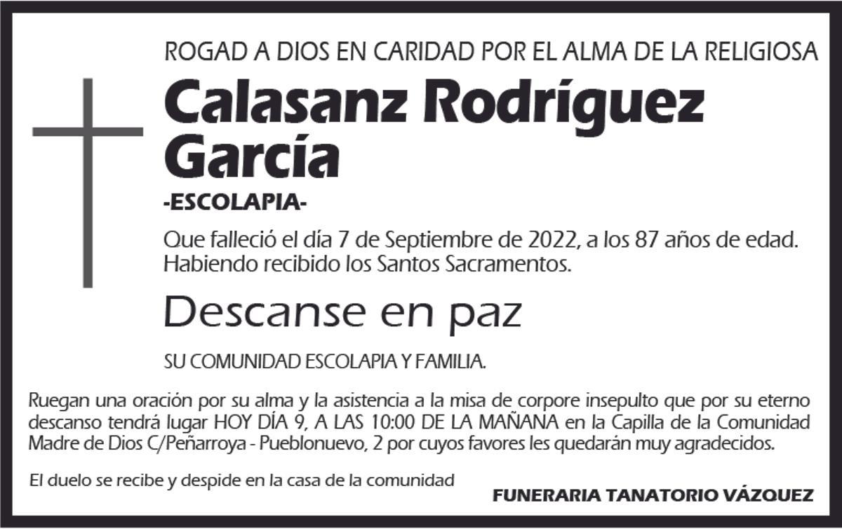 Calasanz Rodríguez García