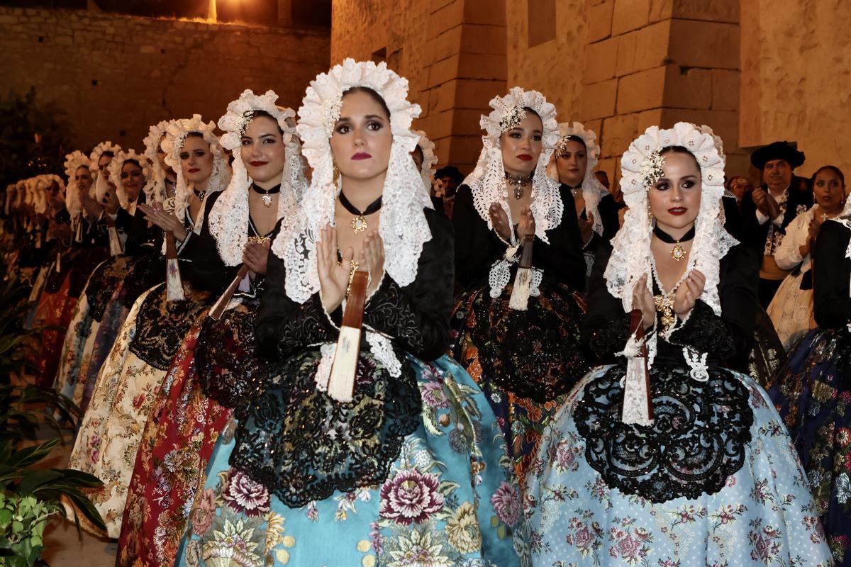 Recepción oficial en el Castillo de las Candidatas a Bellea del Foc 2023