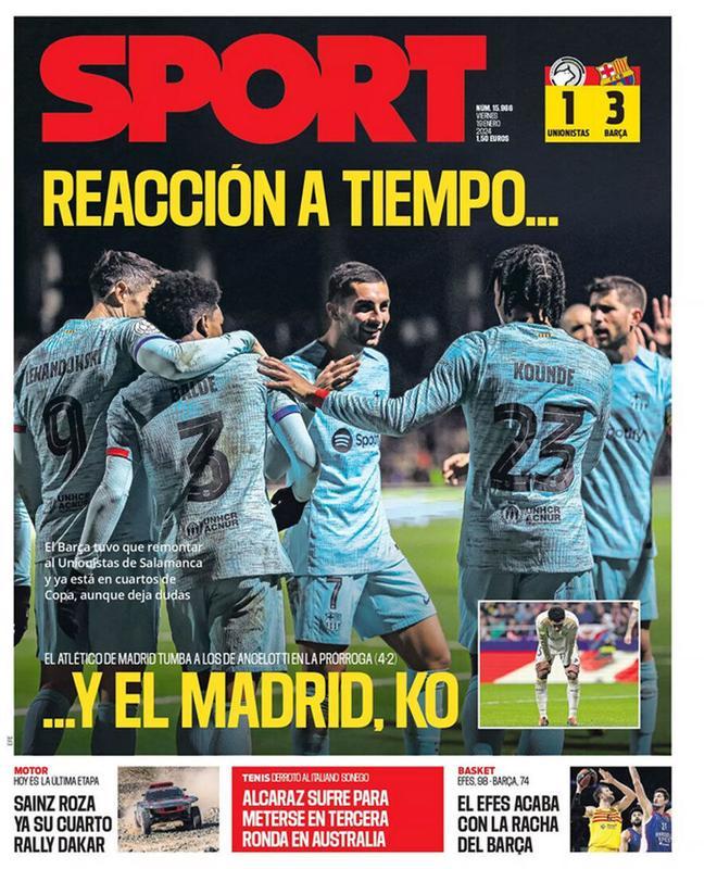 Las Portadas De Los Periódicos Deportivos De Hoy Viernes 19 De Enero