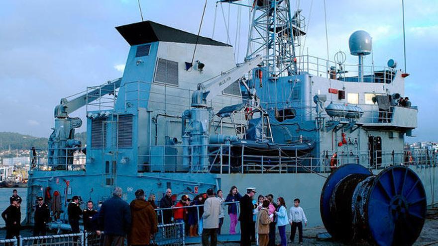 El patrullero 'Serviola' atraca el sábado en el Puerto de Vigo