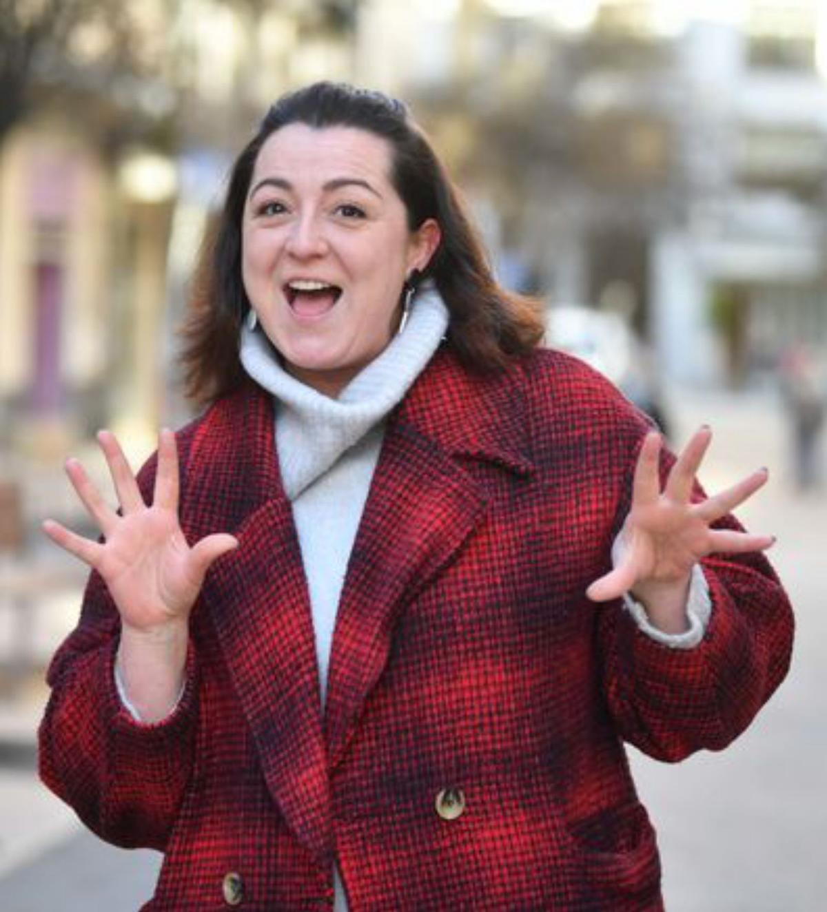 La actriz y presentadora Lucía Veiga se une a las Valedoras da Empanada ...