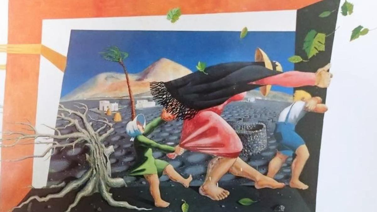 Manrique, inmortalizado de Lanzarote para el mundo
