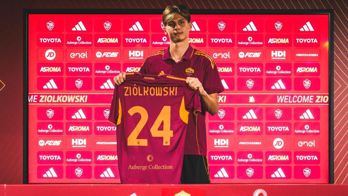 Jan Ziolkowski, el gigante comparado con Cubarsí y Huijsen que se llevó la Roma