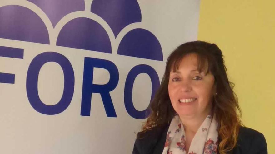 María José Rey, candidata de Foro: "Mi reto es lograr la Alcaldía de Nava"