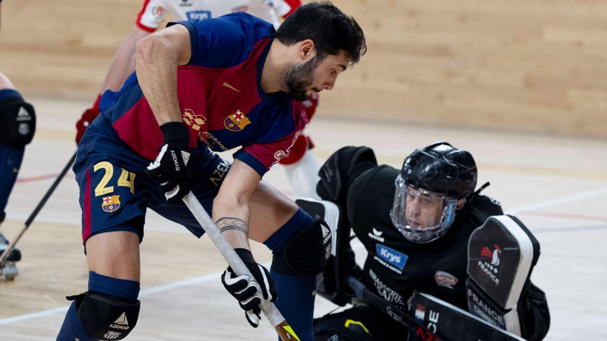 Hockey patines | El Barça baila un 'tango' en el regreso de la Champions