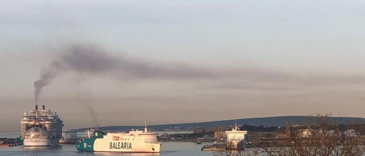 contaminación Mallorca puerto de Palma La plataforma anticruceros ya ...