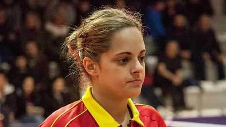 Raquel Bonilla, con la selección española