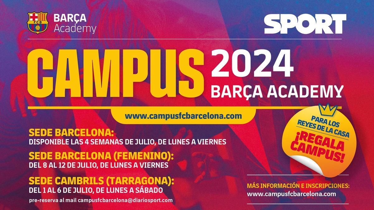 ¡Regala Campus Barça Academy Sport als reis de la casa!