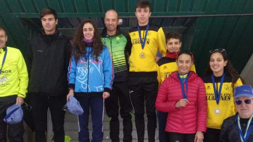 Andrea Trigo y Manuel Menéndez, campeones de Asturias de Duatlón Cross