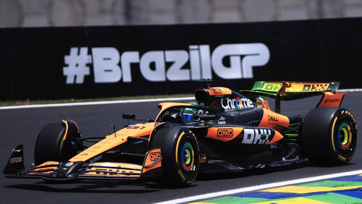 F1 | Piastri y Norris arrasan con McLaren en la 'qualy' sprint de Brasil