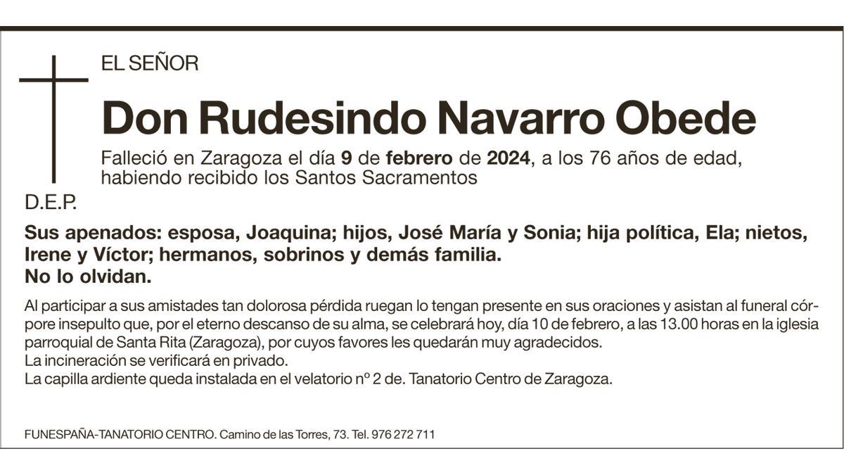 Rudesindo Navarro Obede