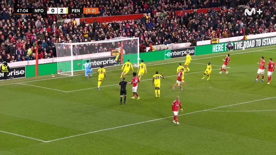 Resumen, goles y highlights del Nottingham Forest 1-2 Fenerbahce de la ...
