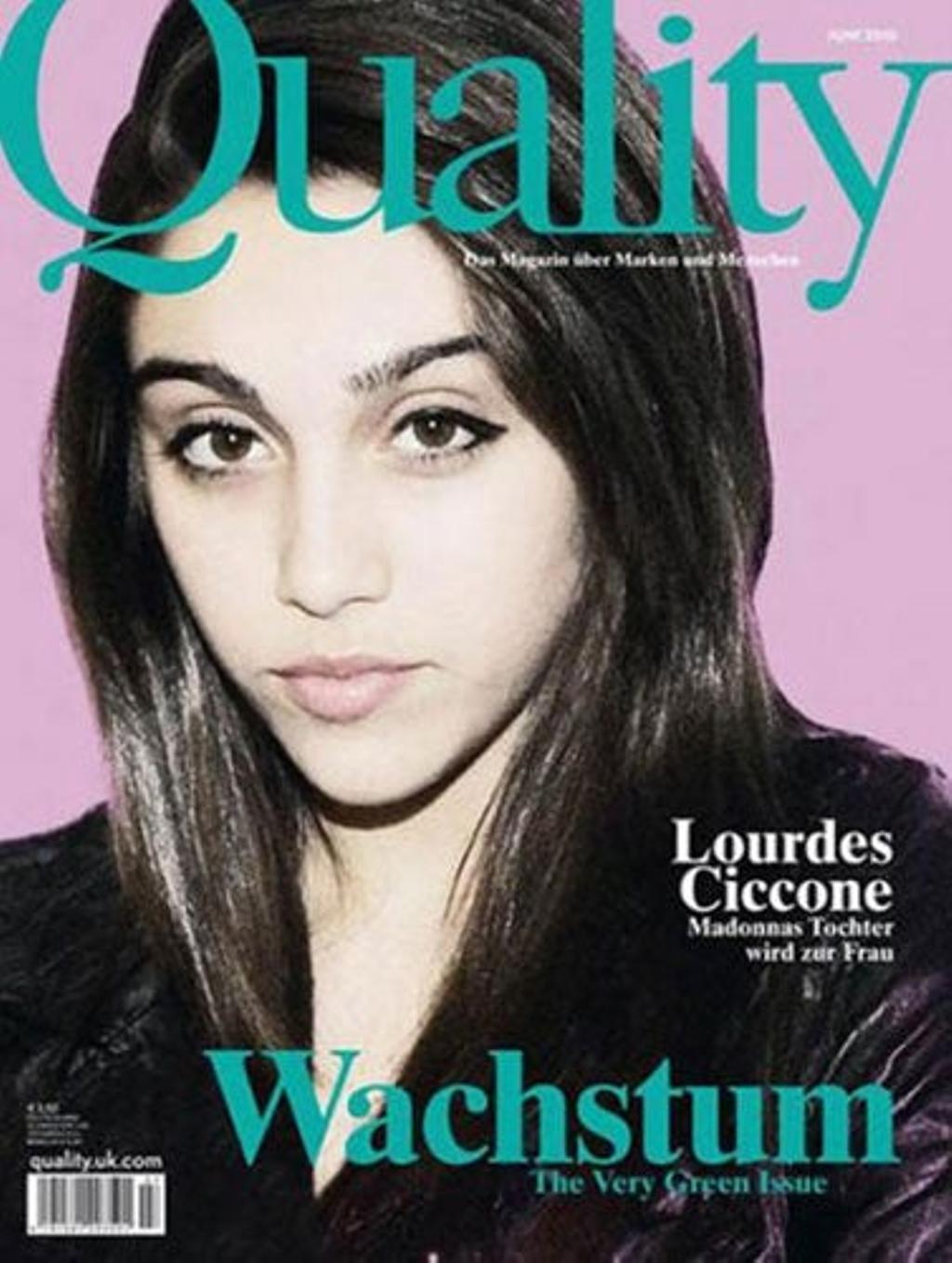 La hija de Madonna protagoniza su primera portada - Cuore