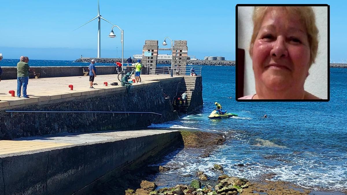 Buscan a Manoli en la costa de Arinaga