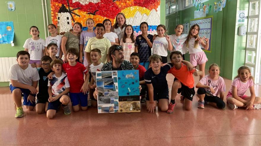 ESTER PELÁLEZ EN COLEGIO VILLA ALEGRÍA | La contaminación en las playas ...