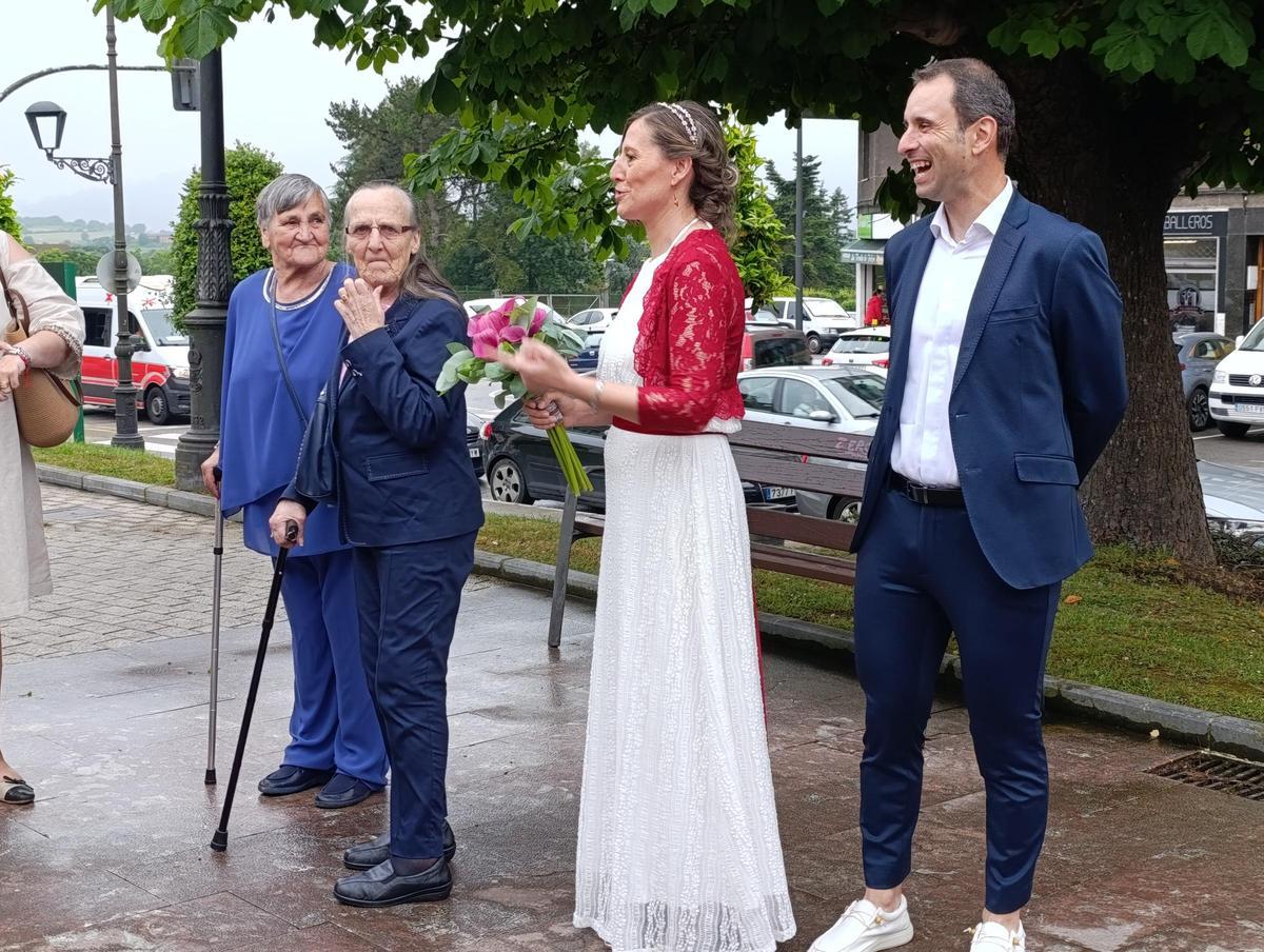 Boda sportinguista: Coral Álvarez y Santiago Valladares se dan el "sí ...