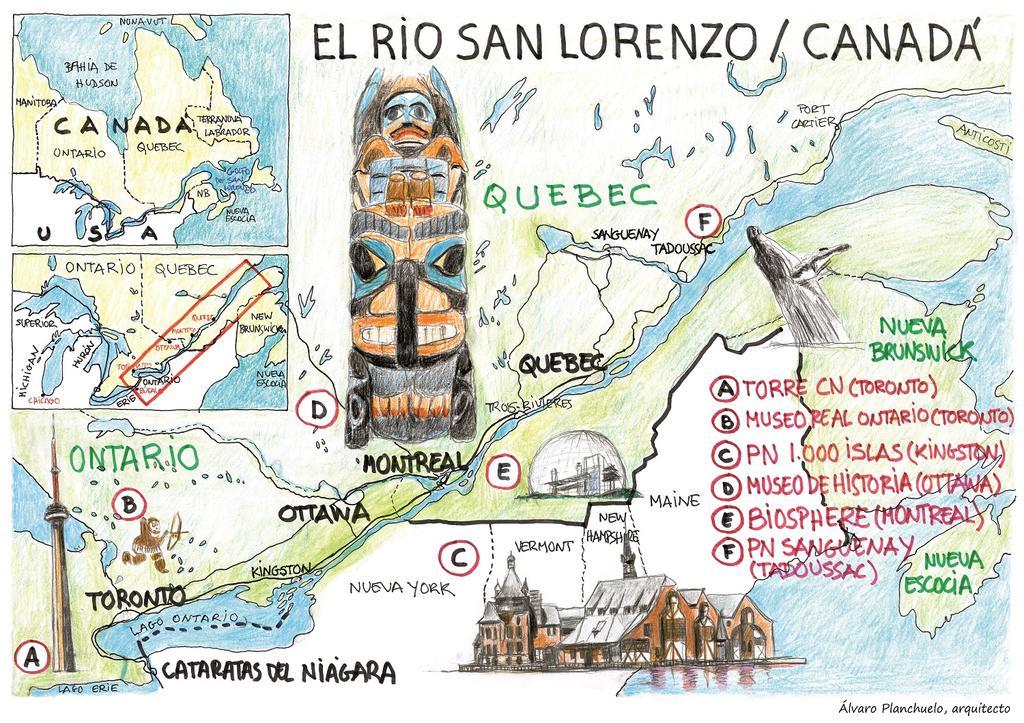 RÍOS CANADÁ | Un recorrido por el río San Lorenzo, el mayor sistema ...