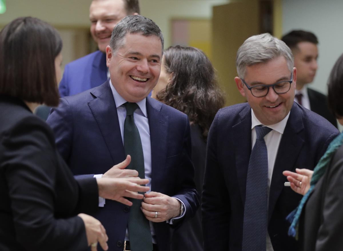 El irlandés Paschal Donohoe, reelegido como presidente del Eurogrupo