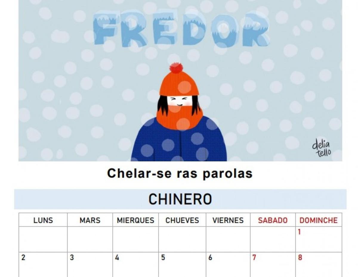 Un calendario para aprender aragonés a base de frases hechas y ...