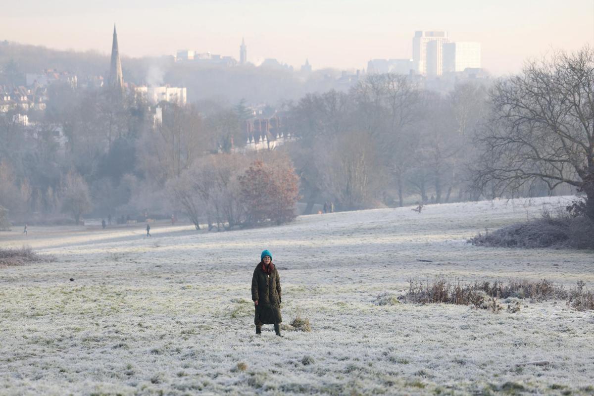 Clima helado en Londres