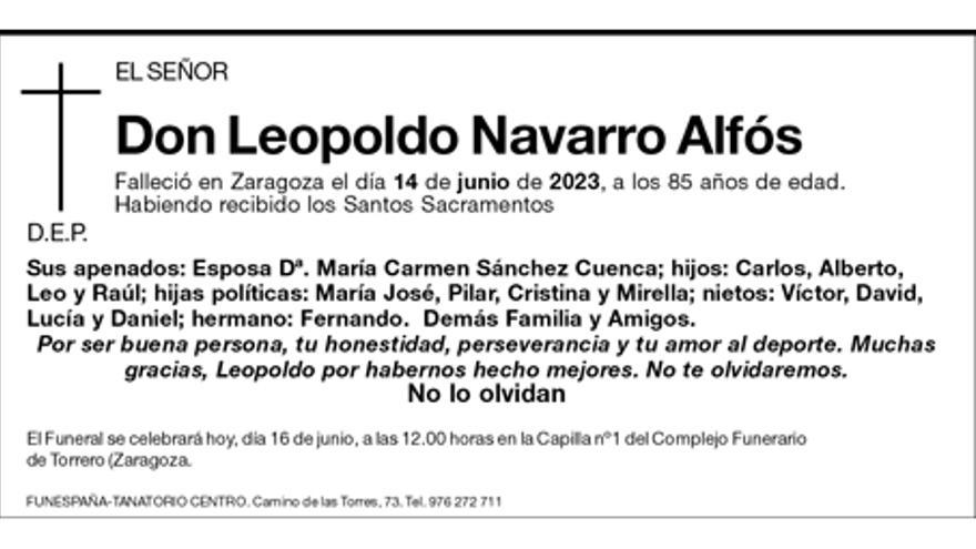 Don Leopoldo Navarro Alfós