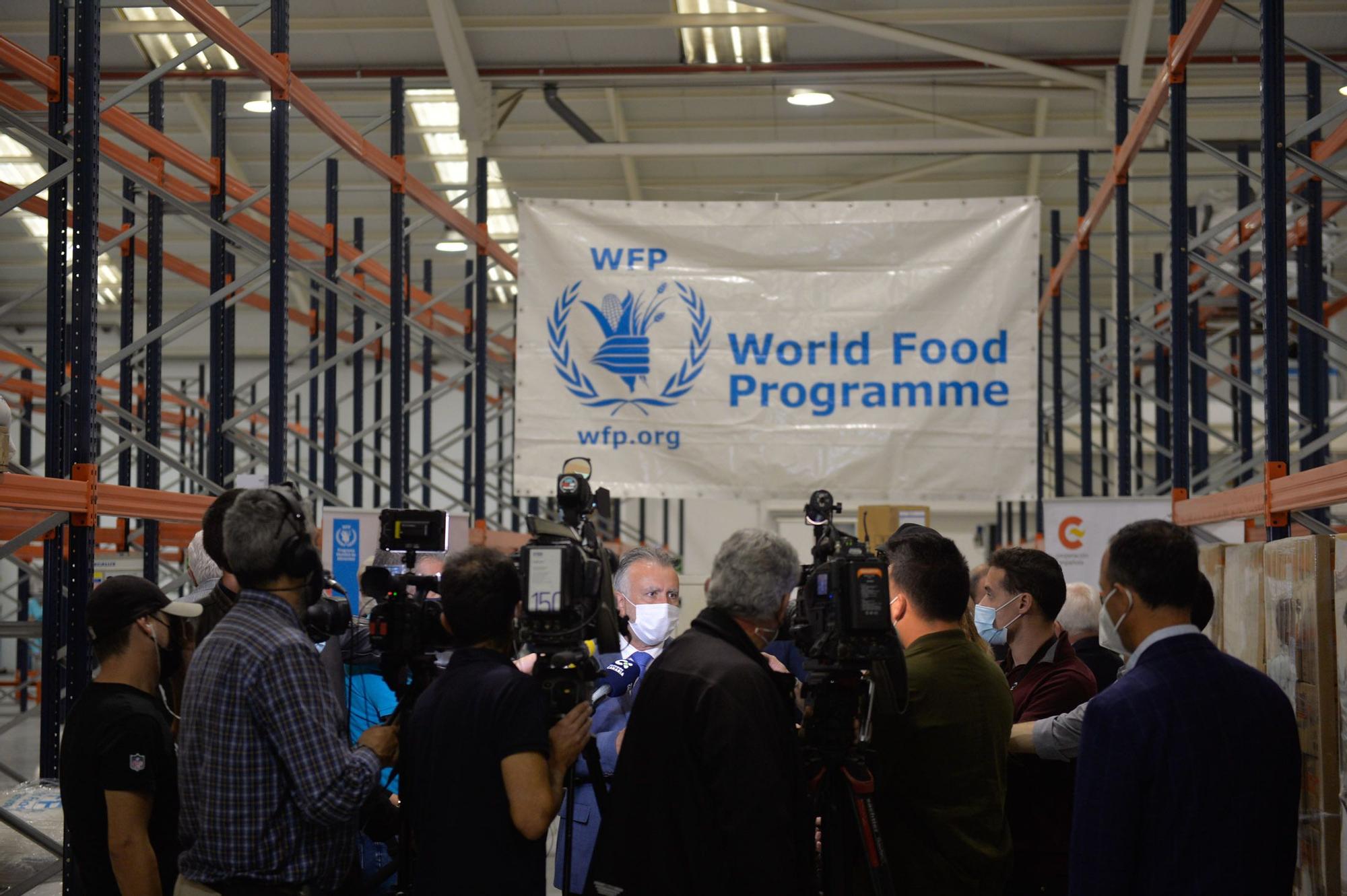 Visita a la base del Programa Mundial de Alimentos