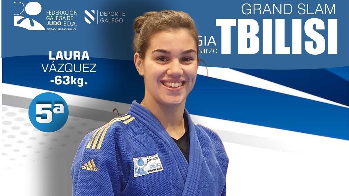 Laura Vázquez, quinta en el Grand Slam de Tiblisi