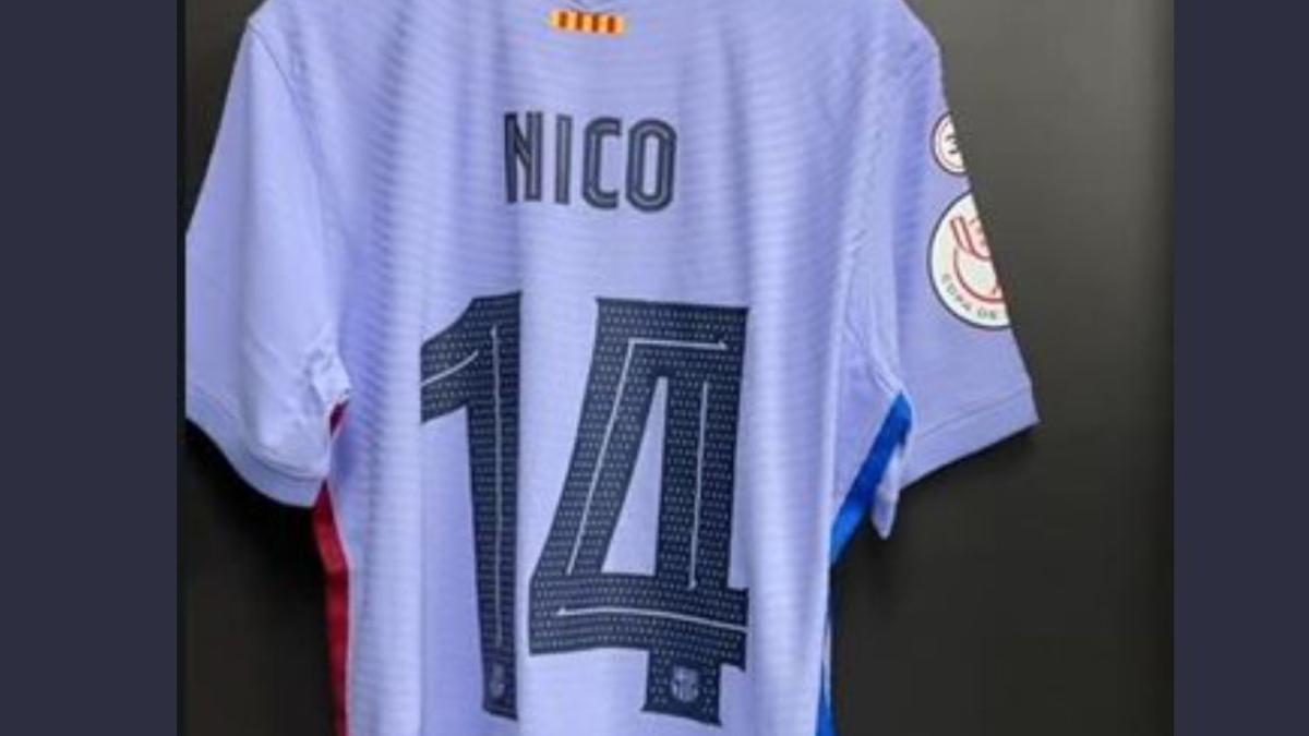 FC Barcelona | El Barça presume de Nico, su nuevo número '14', en redes ...