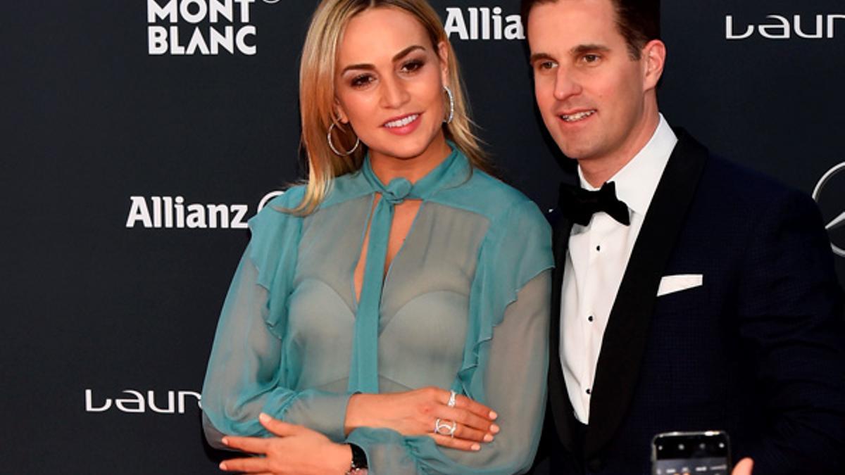 Carmen Jordá enseña la ropa interior en los Premios Laureus 2018 - Woman