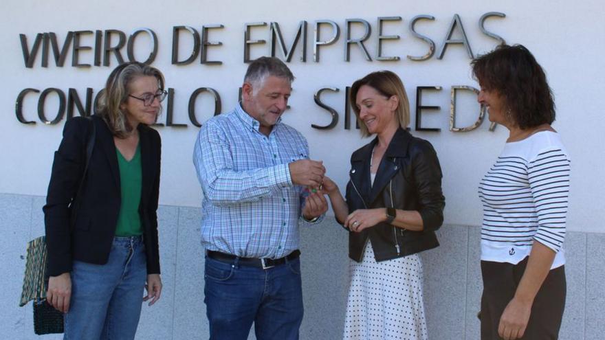 Sandra Chao estrena el vivero de Silleda con un servicio de asesoría ...