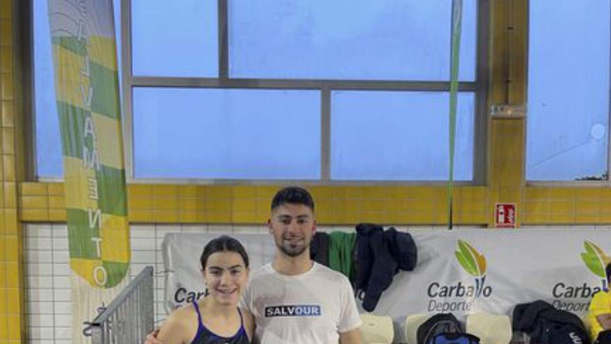 Paz González destaca en el Nacional de Salvamento