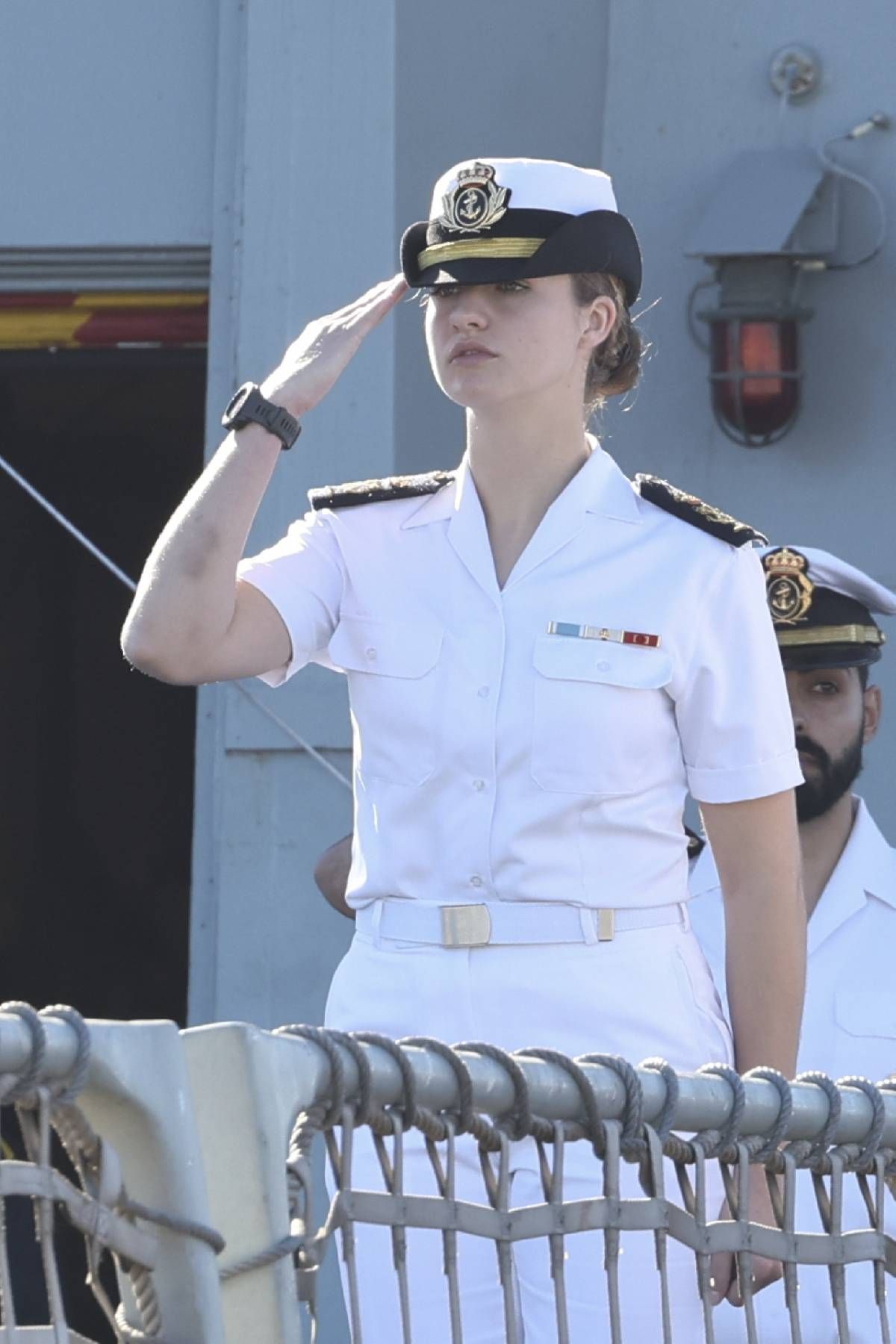 MORATÓN LEONOR | El llamativo moratón de la princesa Leonor tras diez ...