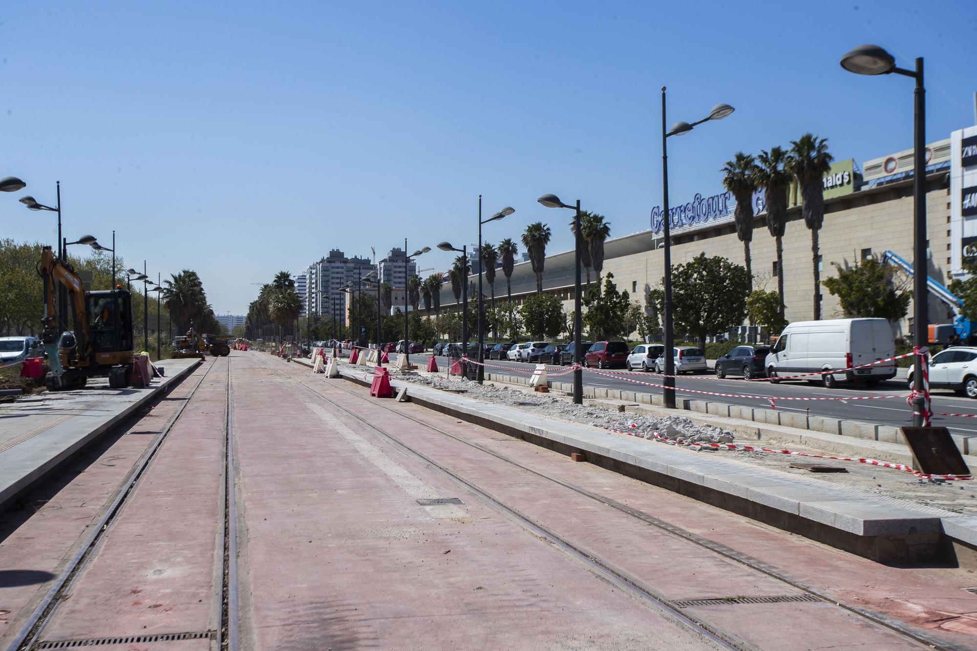 Así avanzan las obras de la Línea 10 de Metrovalencia