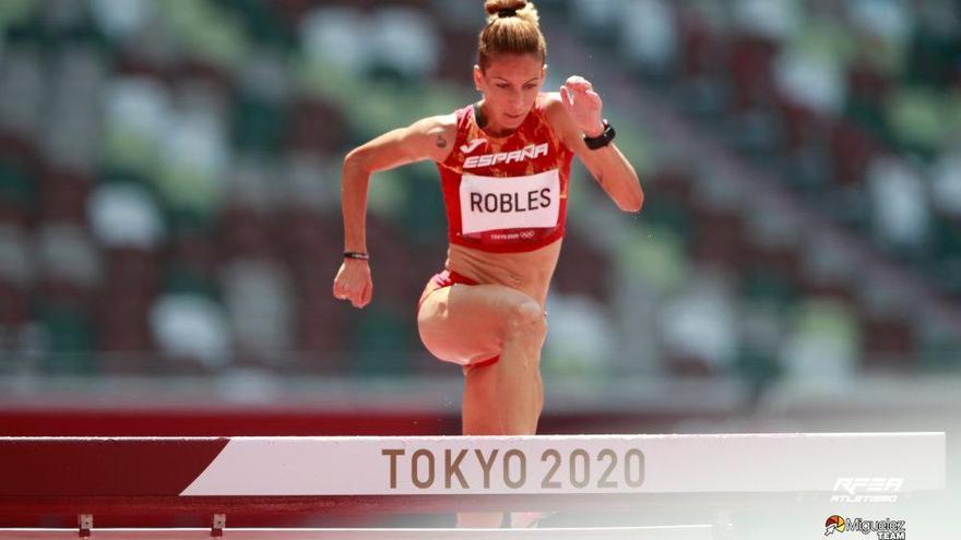 Carolina Robles, única buena noticia española en la matinal de atletismo