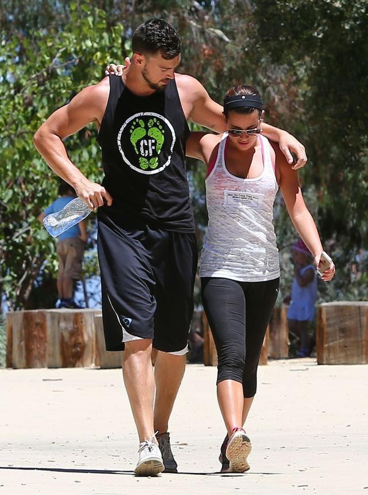 Lea Michele recupera la sonrisa junto a Matthew Paetz - Cuore