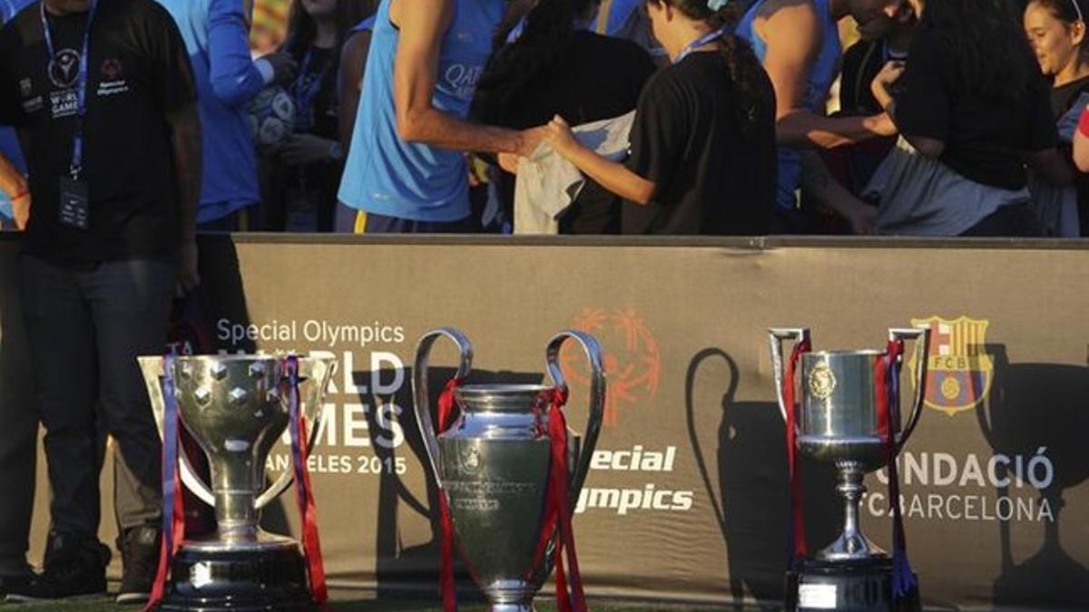 El FC Barcelona presume de triplete en Los Ángeles
