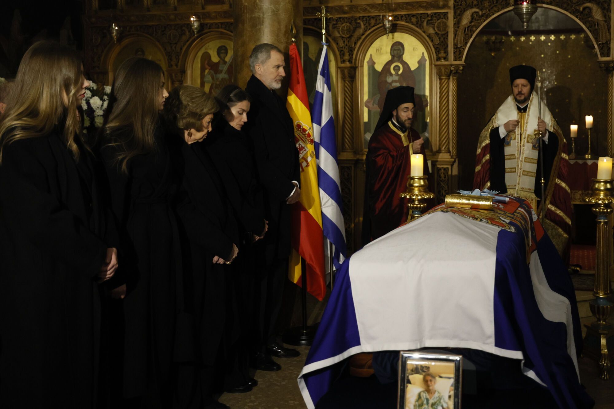 MADRID | Las imágenes del responso en memoria de la princesa Irene de ...