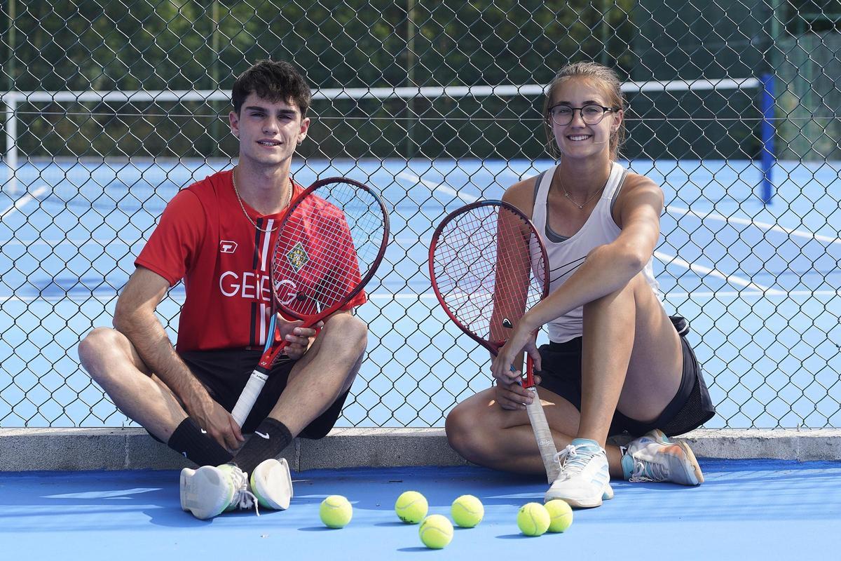 Dos tennistes del GEiEG viuran el somni americà