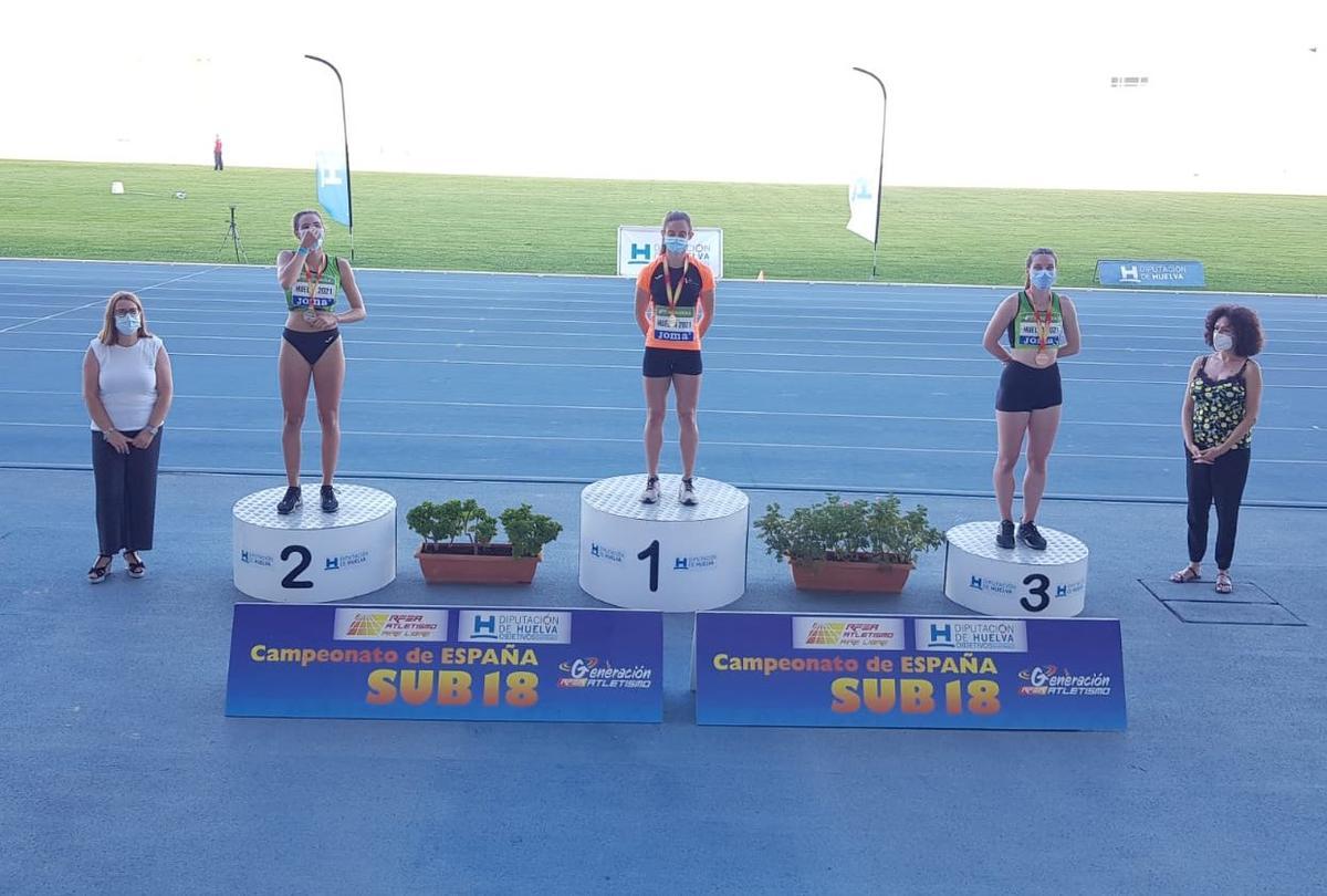 Elena Guiu y Javi Cruz, oros en 100 y disco en el Nacional sub-18