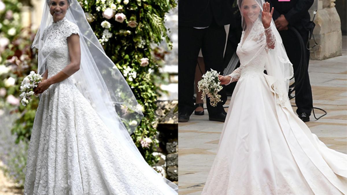 Pippa Vs. Kate: ¿dos novias muy parecidas? - Woman