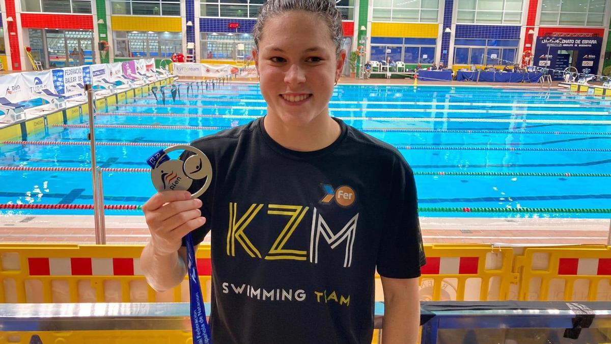 Ángela Martínez, con la selección española para la Copa LEN