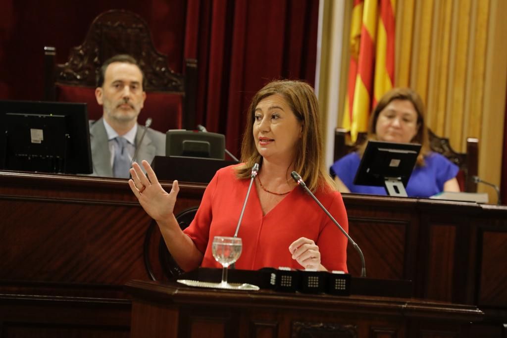 Así ha sido la intervención de Francina Armengol en la sesión de ...