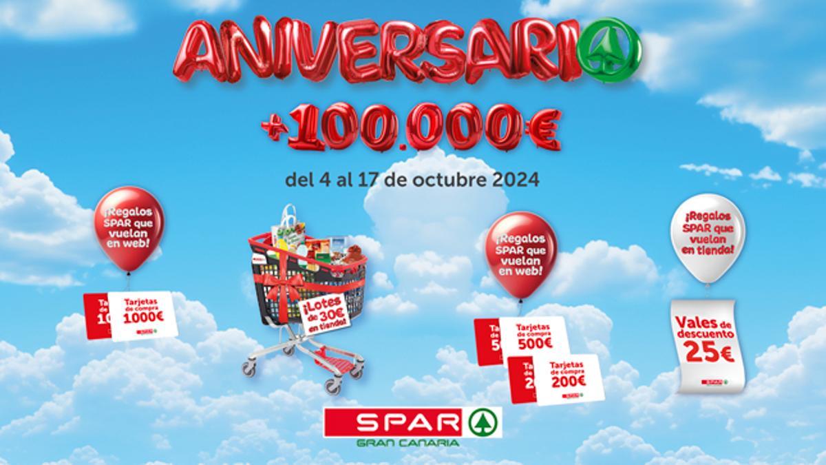 COMPRAS | SPAR Gran Canaria sortea cada día de su aniversario más de 1. ...