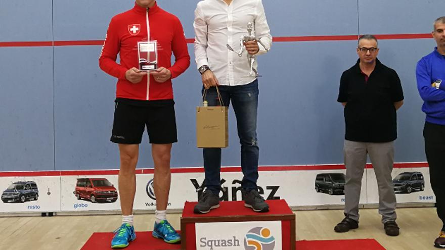 Jesús Souto, vencedor del Spanish Masters Squash