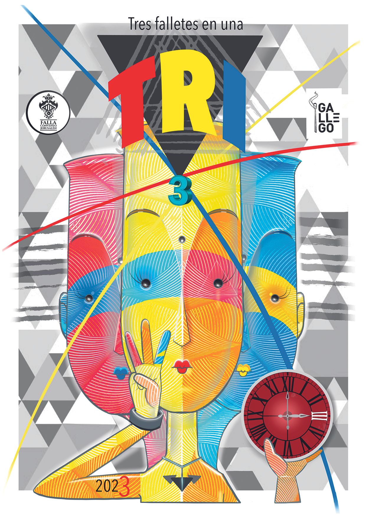 MURAL DEL ARTISTA FALLERO JOSE GALLEGO EN BENIDORM