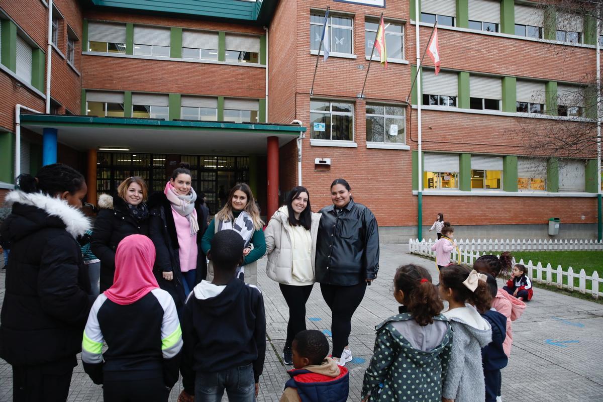 Un refugio en el colegio Asturias para los niños del Rey Pelayo