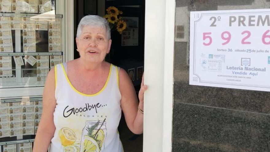 El segundo premio de la Lotería Nacional del 25 de julio cae en Candelaria