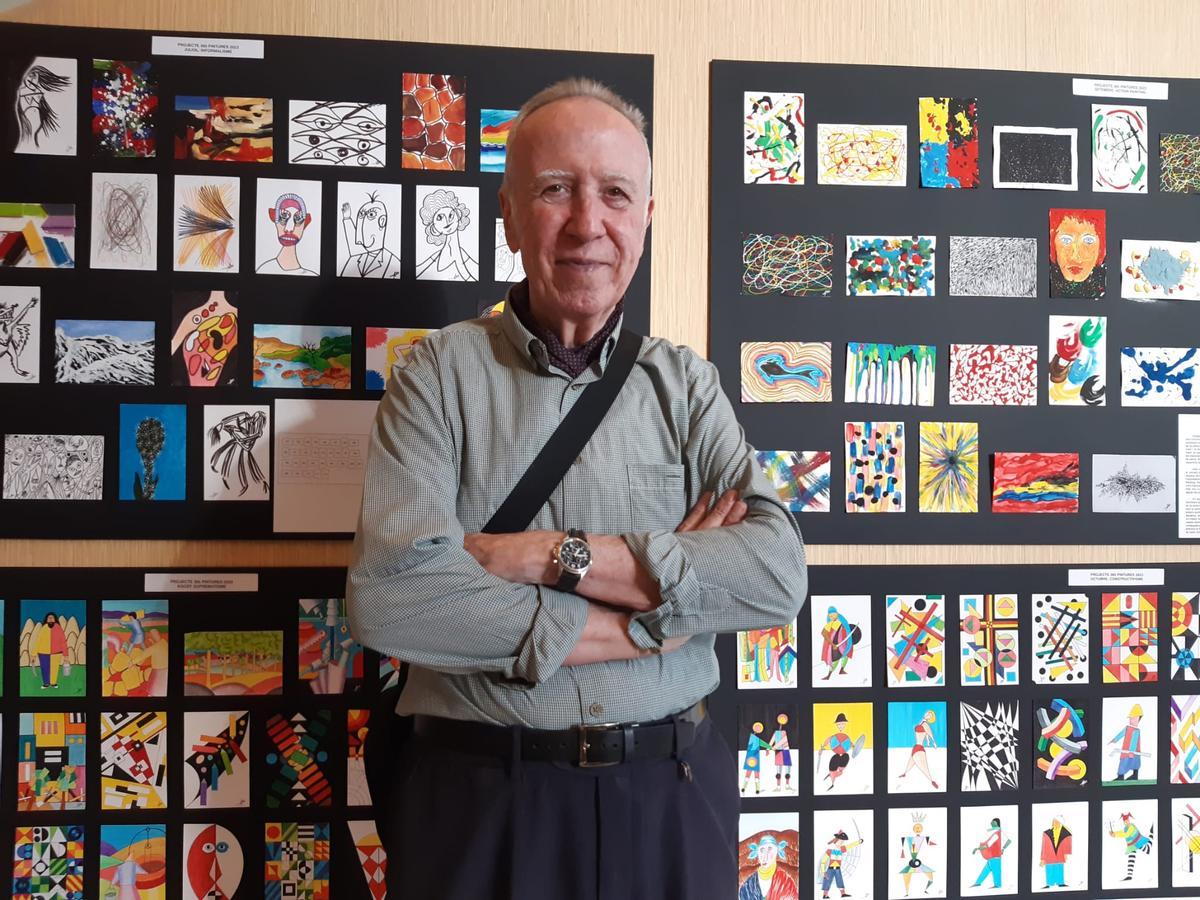 L’artista Ramon Gasch exposa «365 pintures 2023» a la Biblioteca de ...