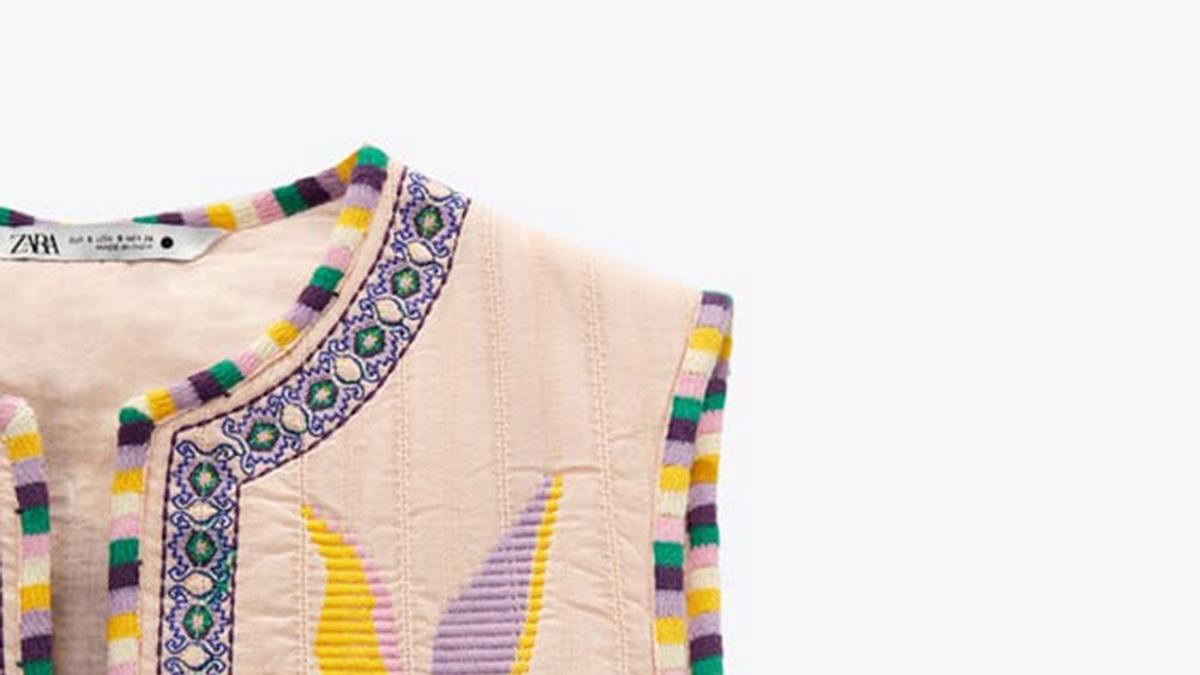 Zara lo dice así: llevarás chalecos hasta en verano, pero que sea este bordado - Cuore